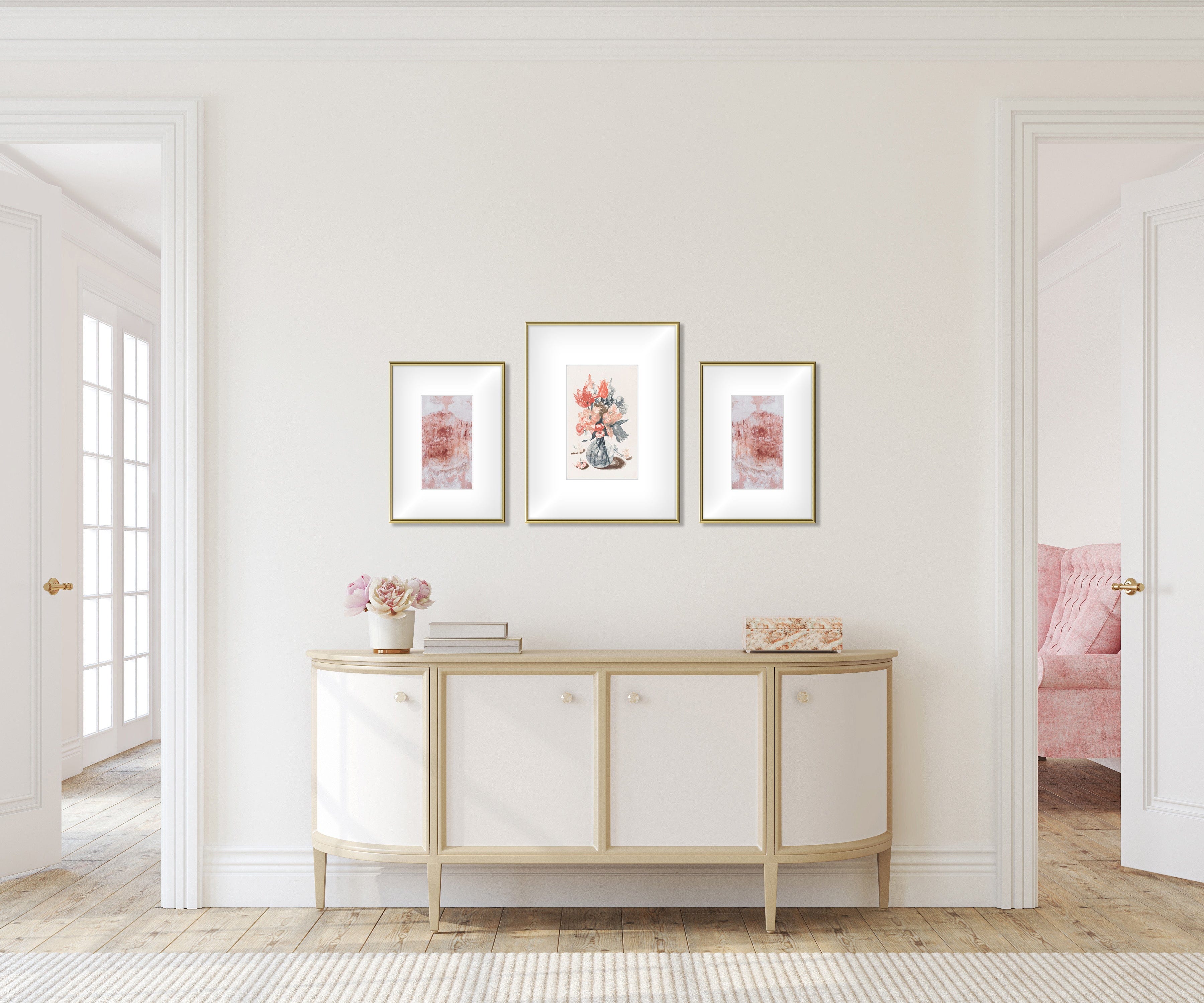 Gallery Walls Made Easy - Customizable Triptych #805