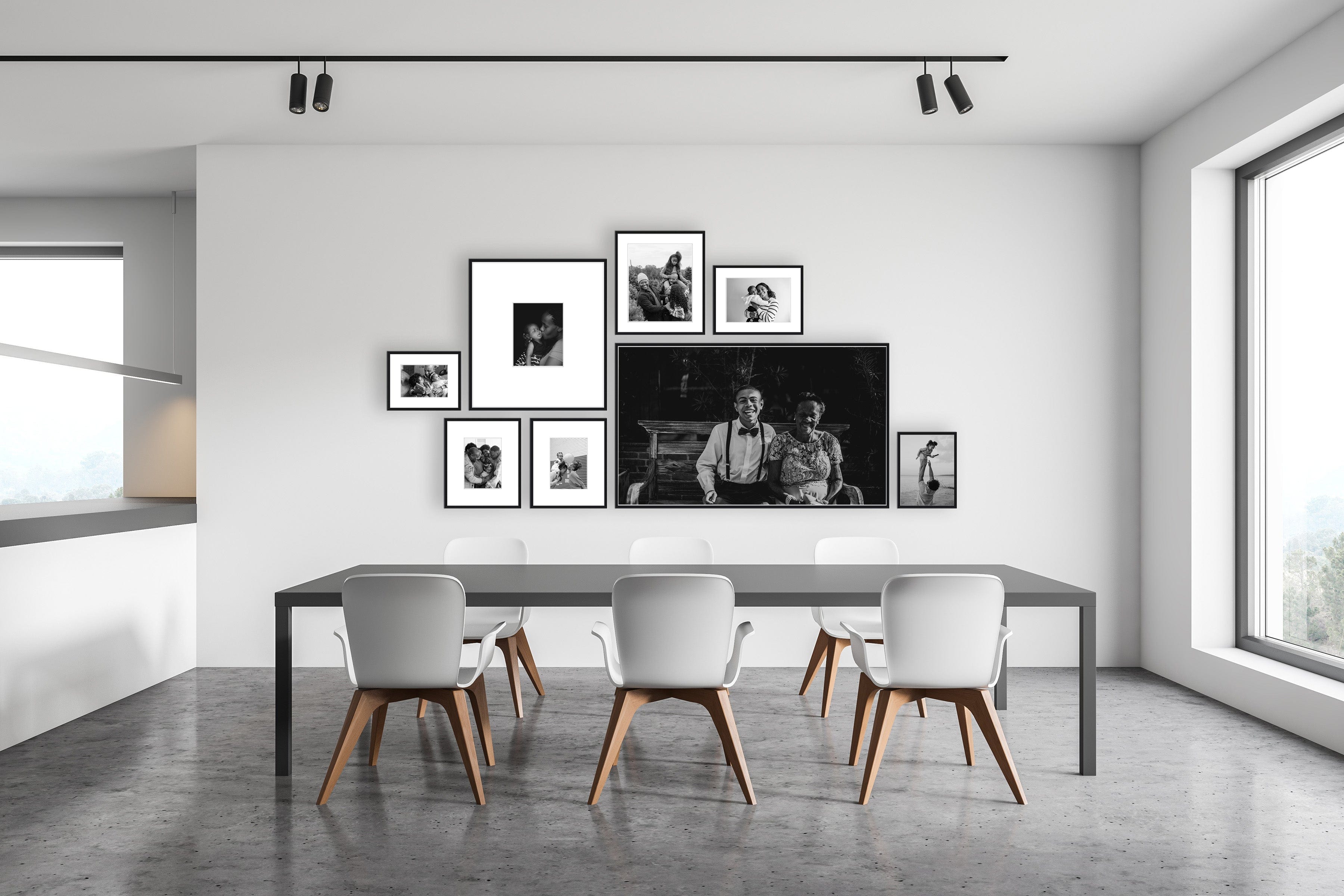 Gallery Wall - #111 - Photo Prints & Template Included - Customizable ...