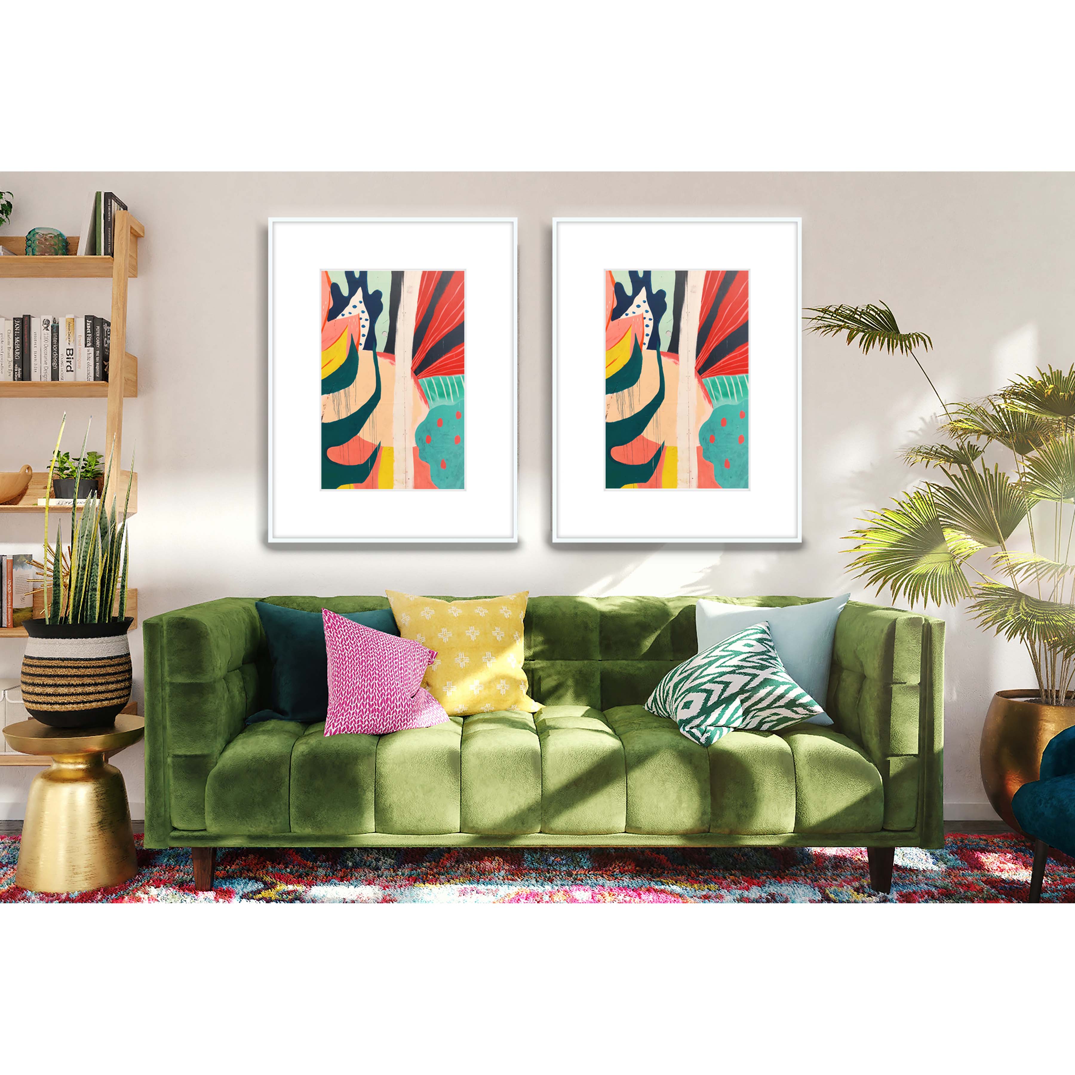 Gallery Walls Made Easy - Customizable Diptych #123