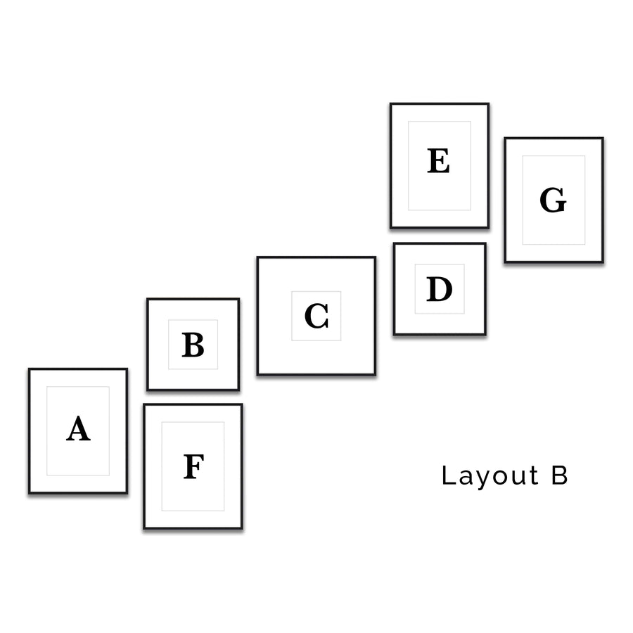 Gallery Walls Made Easy - Multitasker #M151 - Customizable Frame Set